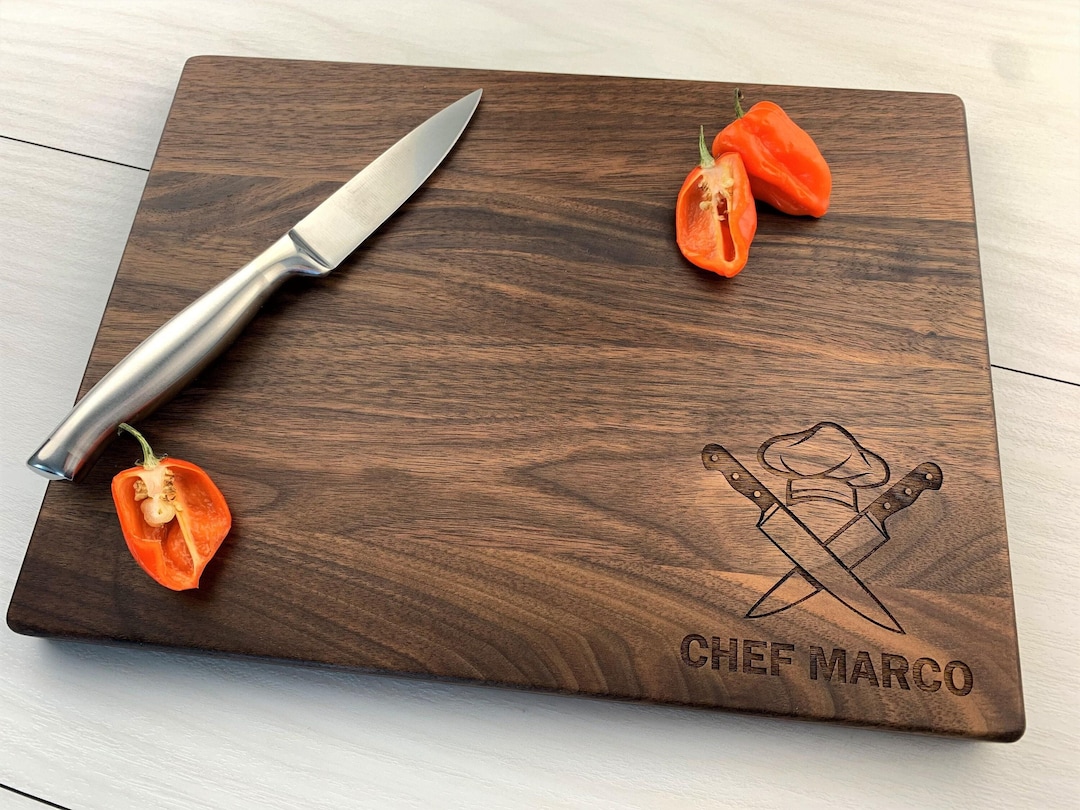 Personalized Cutting Board, Cooking Themed, Chef, Personalized Chef's ...