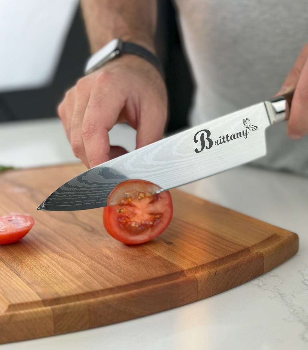 Personalized Chef Knife, Professional Custom Knife, Engraved Knife ...