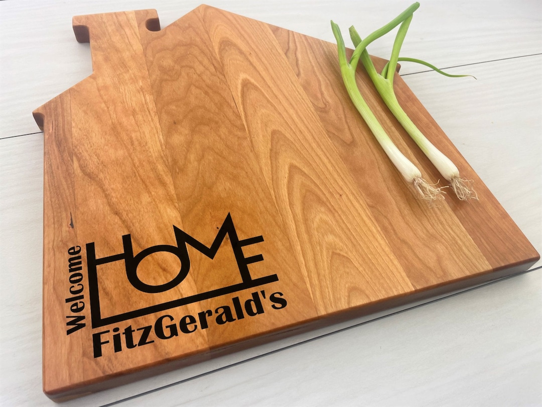 Personalized House Cutting Board, Engraved House Cutting Board, Home ...