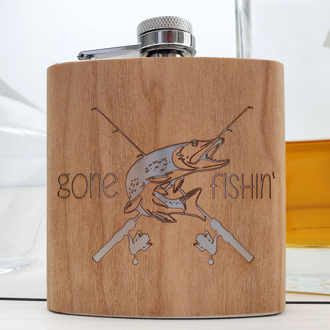 Personalized Wood Flask, Custom Flask, Wood Flask, Bachelor Gift ...