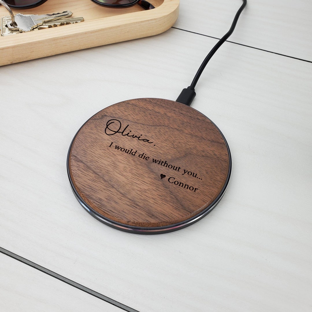 Personalized Wireless Charger, Customized Phone Charger, Wireless Phone ...