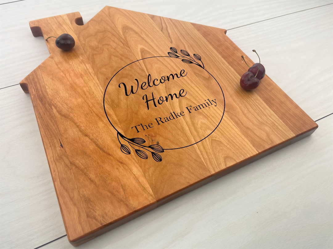 Personalized House Cutting Board, Engraved House Cutting Board, New ...