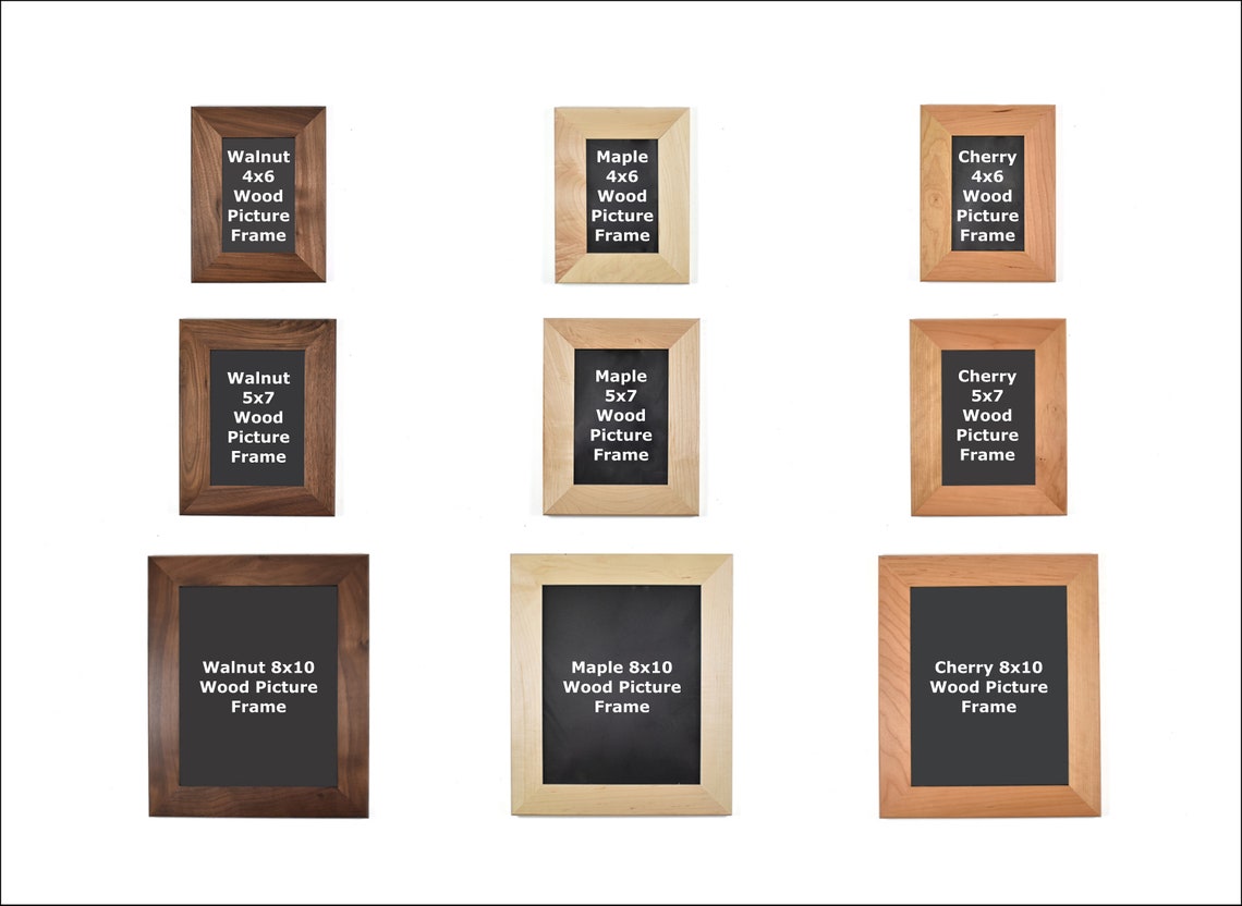Custom Personalized Picture Frame, Custom Engraved Wood Photo Frame ...