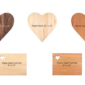 Personalized Heart Shaped Board, Engraved Heart Board, Heart Cut Out ...