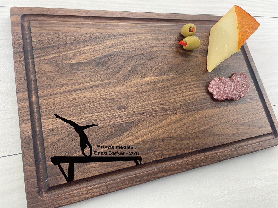 Personalized Cutting Board, Gymnastics, Balance Beam, Medalist, Gift ...