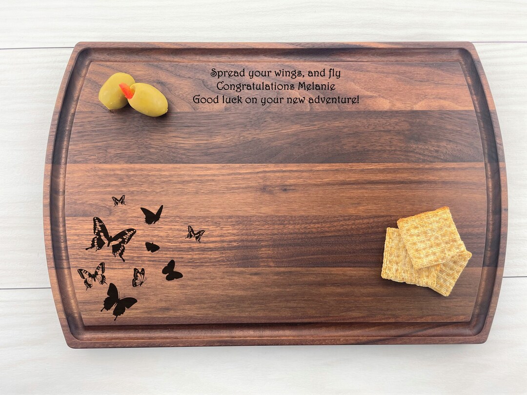 Personalized Cutting Board, Butterfly Board, Nature, Spread Your Wings ...