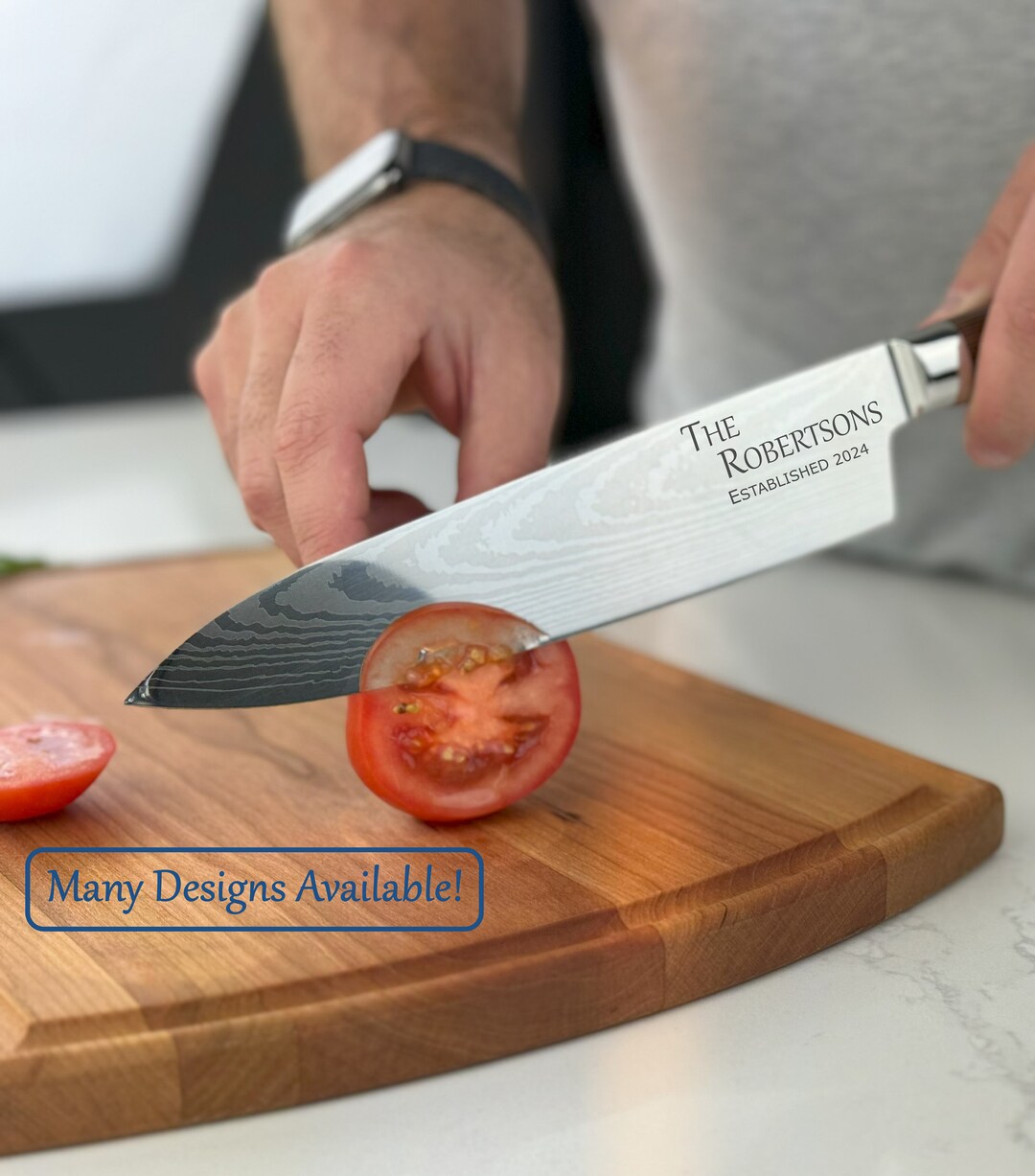 Personalized Chef Knife, Professional Custom Knife, Engraved Knife ...
