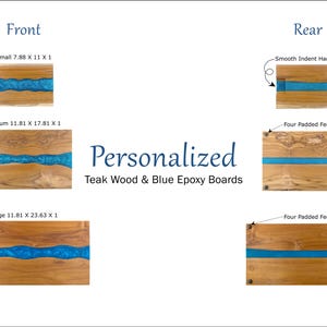 Personalized Epoxy Cutting Board, Engraved Epoxy Cutting Board, Custom ...