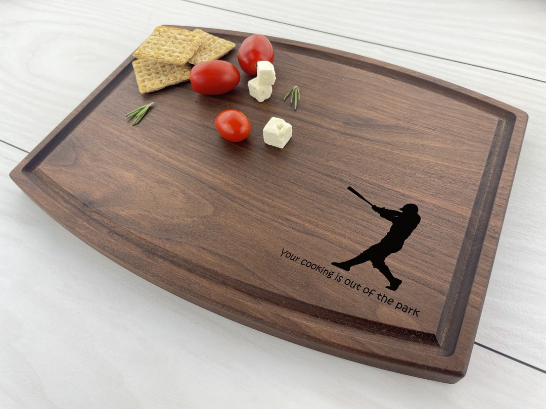 Personalized Cutting Board, Men's Baseball, Gift for a Baseball Player ...