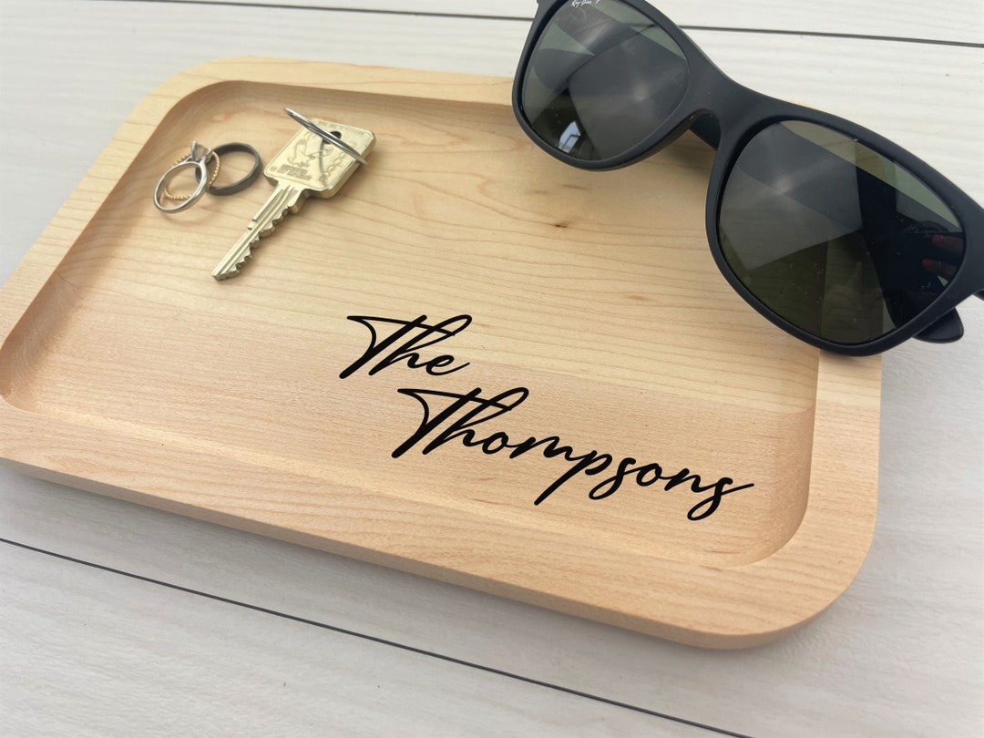 Personalized Catch-all Trays, Engraved Catch-all Tray, Housewarming ...
