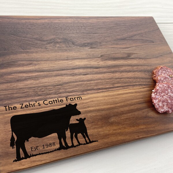 Farm Theme Cutting Board - Etsy
