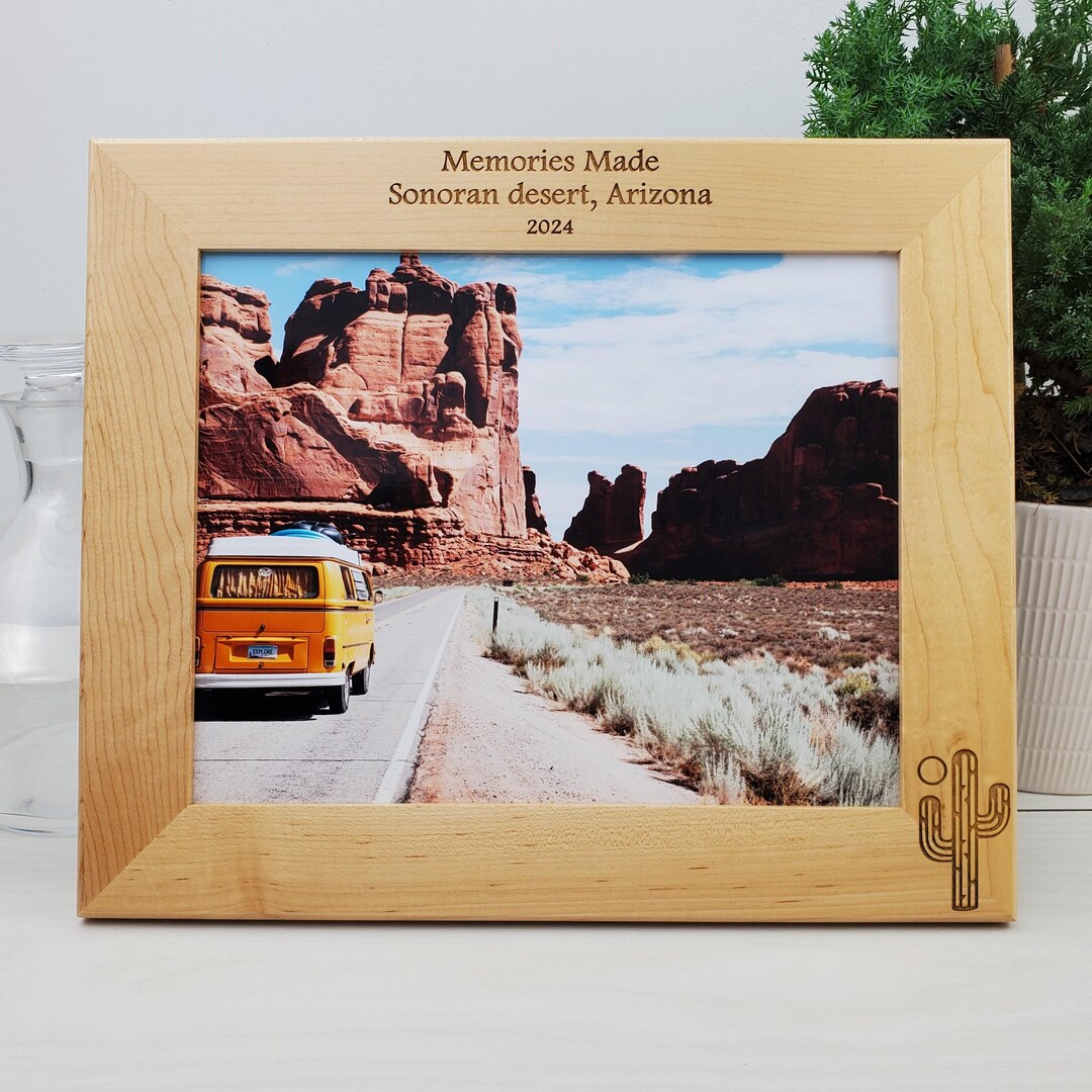 Custom Personalized Picture Frame, Custom Engraved Wood Photo Frame ...