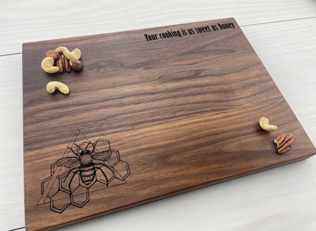 Personalized Cutting Board, Honey Board, Nature, Bee Board, Sweet as Honey, Bee Charcuterie ...