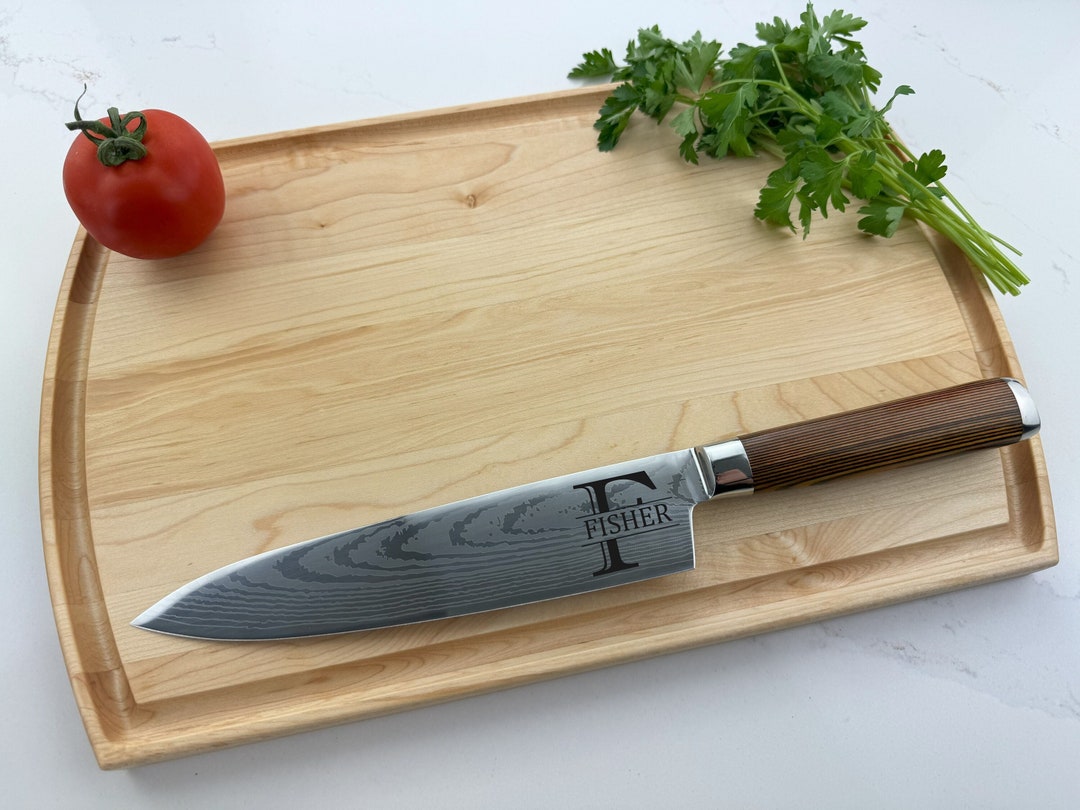 Personalized Chef Knife, Professional Custom Knife, Engraved Knife ...