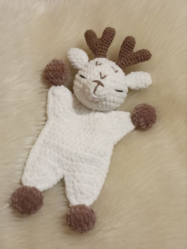 Mini Reindeer Comforter. Deer Snuggler. Amigurumi. Crochet. PDF. Animal ...