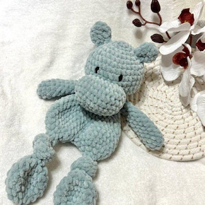 Hippo Comforter. Cute Snuggler. Amigurumi. Crochet. PDF. Animal. Plush ...