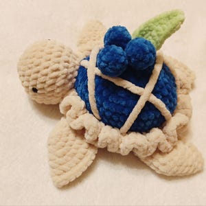 The Turtle Blueberry Pie. Crochet.pattern. Tutorial. Sweet. Amigurumi ...