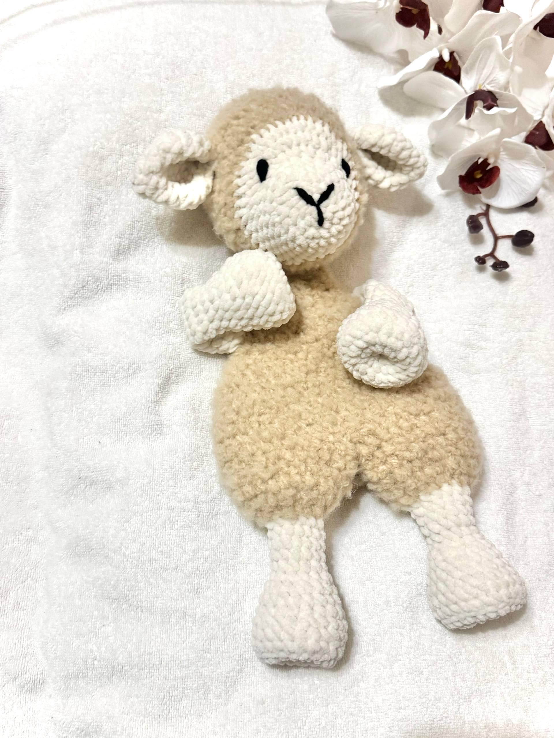 Little Sheep Comforter. Cute Snuggler. Amigurumi. Crochet. PDF. Animal ...