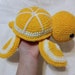 Turtle Lemon Crochet Pattern/tutorial. Crochet. Amigurumi. PDF. Plush ...