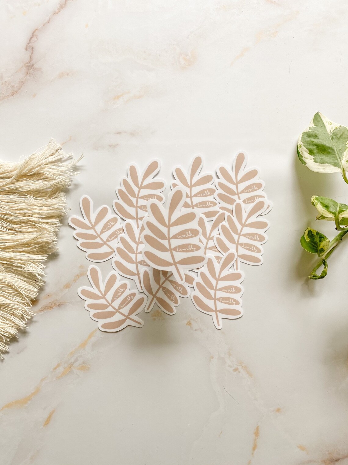 Minimal Fern Sticker Die Cut Fern Sticker Vinyl Fern | Etsy