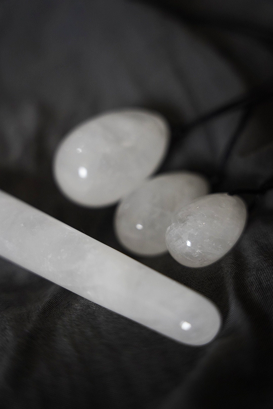 Yoni Egg Set Rock Crystal With Massage Stick - Etsy