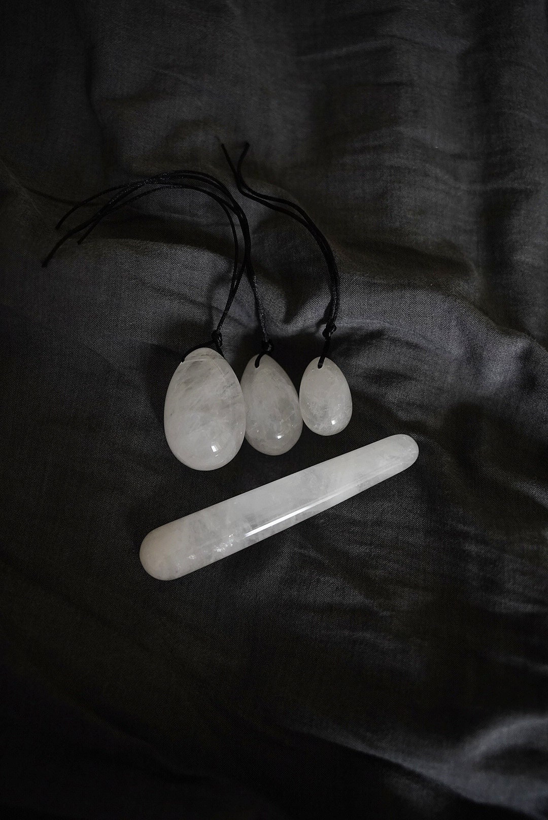 Yoni Egg Set Rock Crystal With Massage Stick - Etsy
