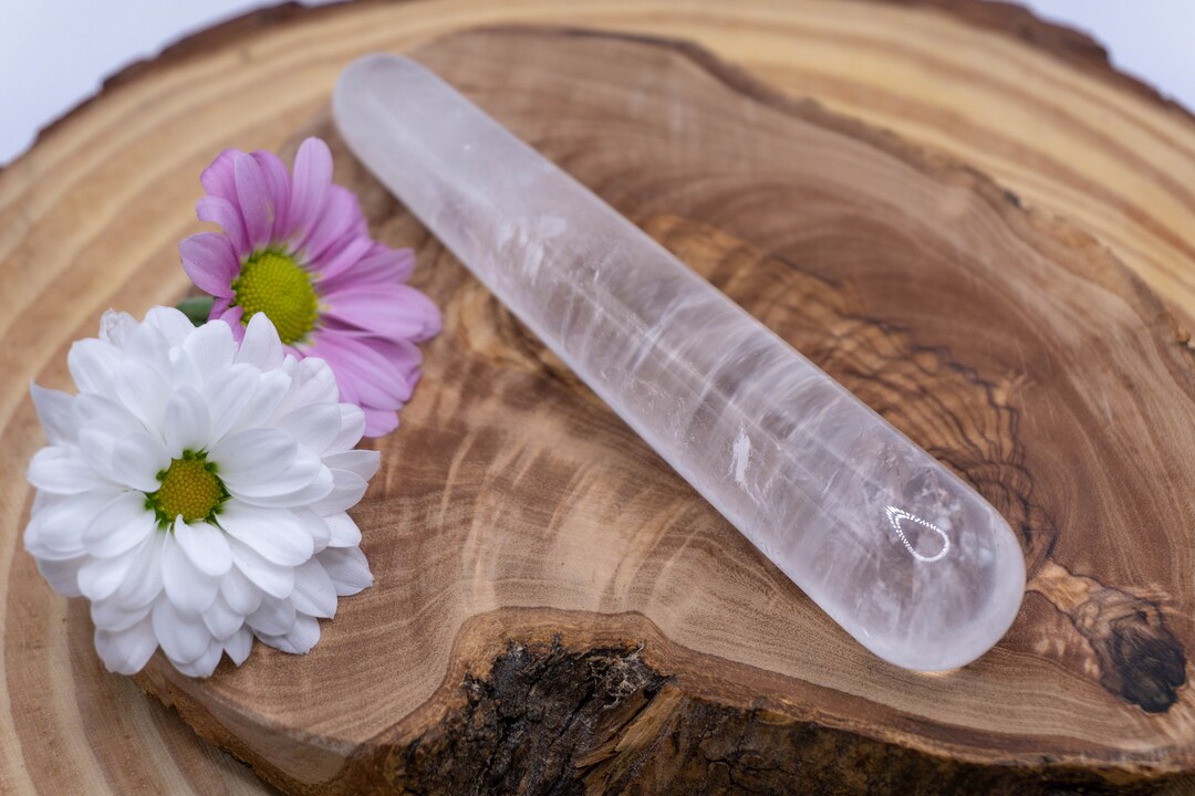 Buy Massage Stick Rock Crystal Energy Point Acupuncture Chakra Online ...