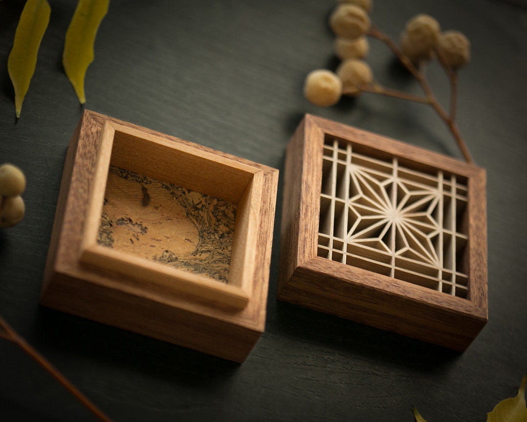 Tiny Kumiko Jewelrykeepsake Box - Etsy