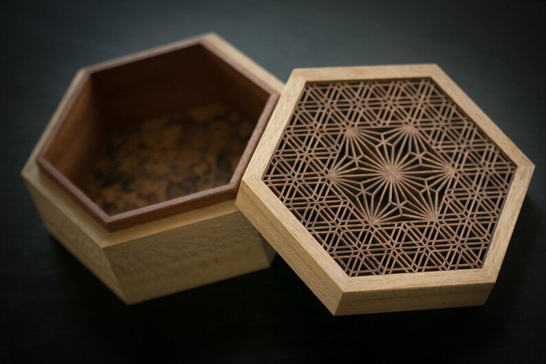 Large Kumiko Decorated Jewelry Box - Etsy