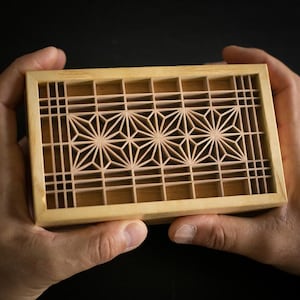 Kumiko Decorated Rectangular Box - Etsy