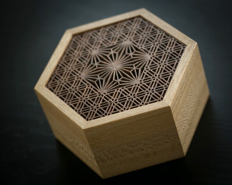 Large Kumiko Decorated Jewelry Box - Etsy