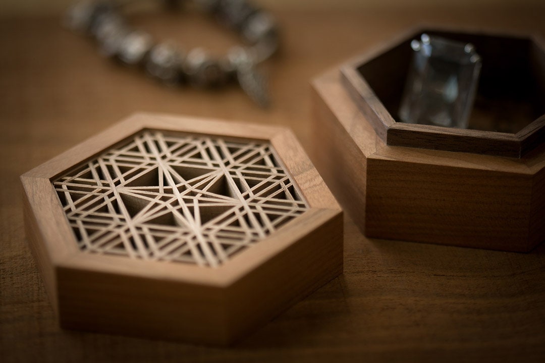 Tiny Kumiko Jewelrykeepsake Box - Etsy