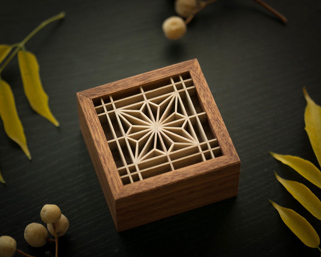 Tiny Kumiko Jewelrykeepsake Box - Etsy