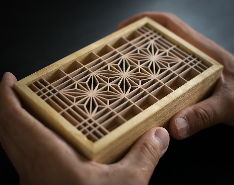 Kumiko Decorated Rectangular Box - Etsy