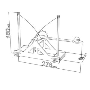 Catapult Laser Cut Files, Da Vinci Catapult, SVG File, Vector Cut ...