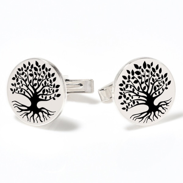 Tree Cuff Links - Etsy