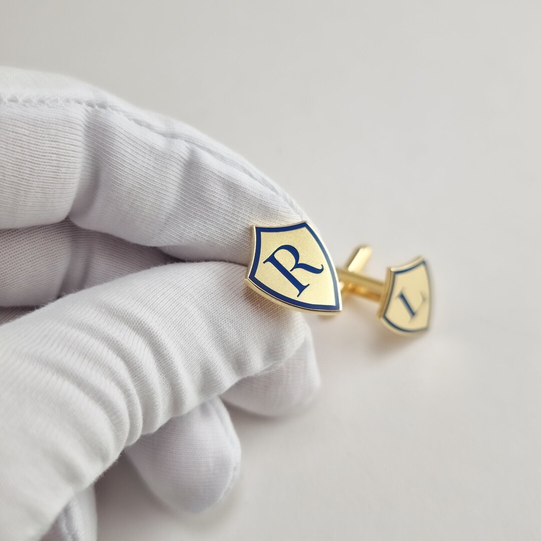 Luxury Initials Cuff Links, Luxury Custom Cufflinks, Personalized ...