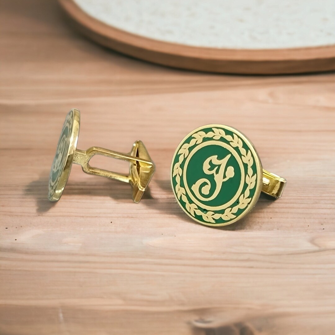 Personalized Custom Cufflinks, Luxury Initials Cuff Links, Luxury ...