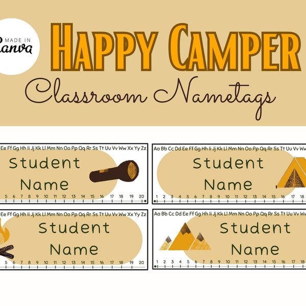 Camping Classroom - Etsy