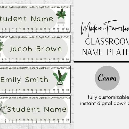 Modern Farmhouse Classroom Theme / Modern Farmhouse Decor / - Etsy
