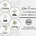 Modern Farmhouse Decor / Editable Classroom Name Tag / Plant | Etsy