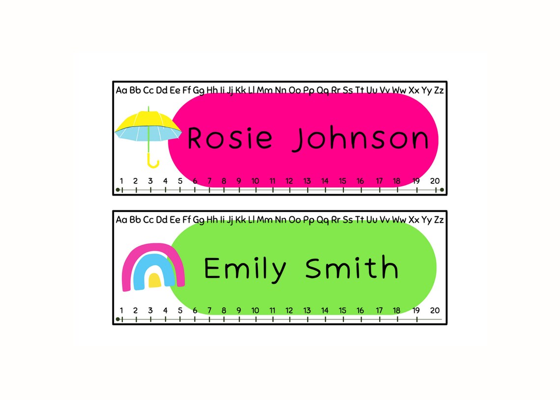 Printable Name Tags / Printable Label / Canva Template / - Etsy