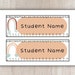 Editable Canva Template for Classroom / Printable Desk Labels / Neutral ...