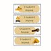 Camping Classroom Editable Name Plate With Number Line / Rustic ...