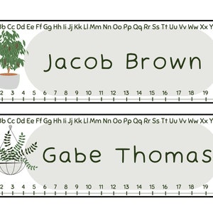 Modern Farmhouse Classroom Organization Bundle / Name Tag Templates for ...