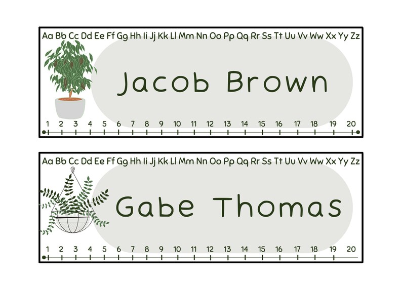Modern Farmhouse Classroom Organization Bundle / Name Tag Templates for ...