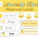 Lemonade Stand Classroom Organization Bundle / Name Tag Templates for ...