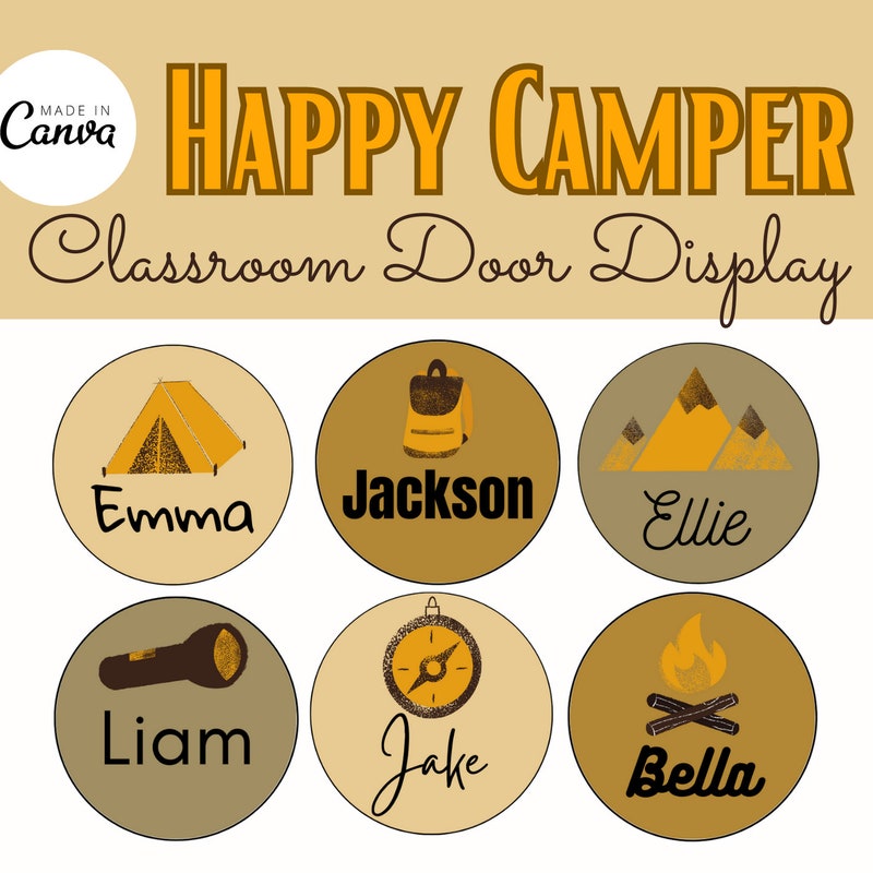 Camping Classroom - Etsy