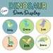 Dinosaur Classroom Editable Round Label Door Display Template for ...
