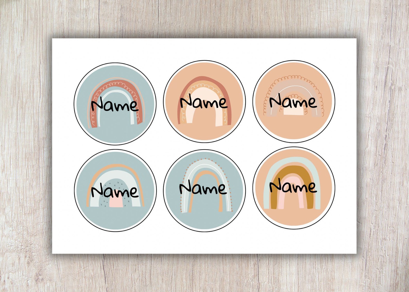 EDITABLE Boho Rainbow Classroom Bundle / Boho Rainbow Classroom Decor ...